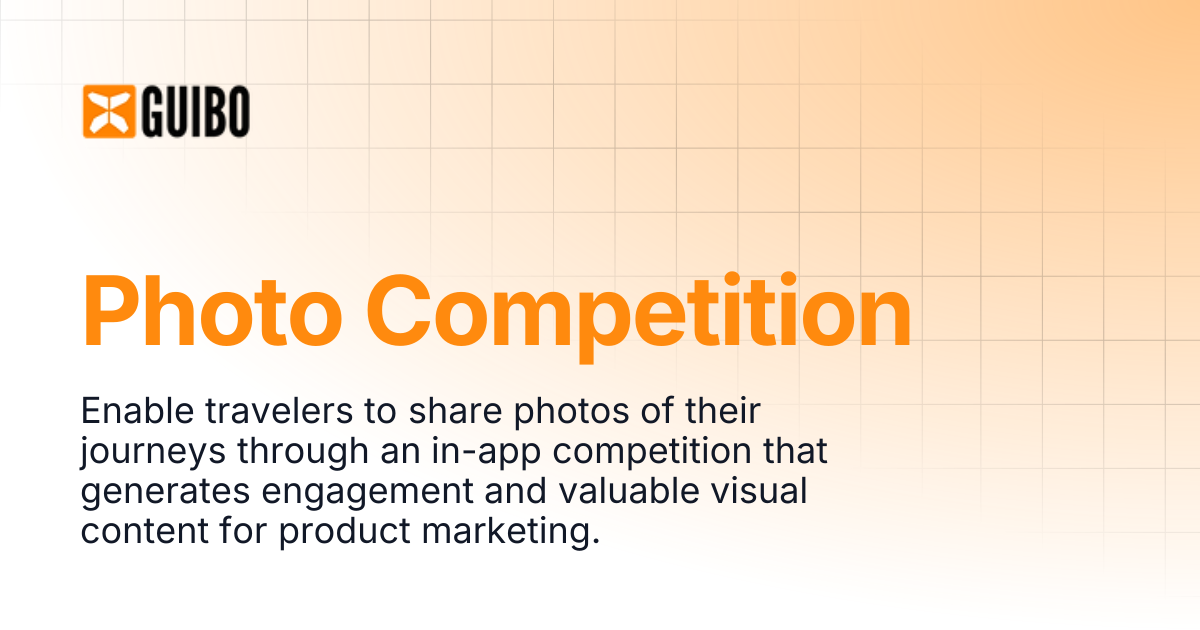 Photo Competition | GUIBO Product Docs
